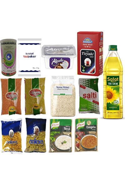 Erzak Paketi Ramazan Paketi Erzak Yardım Kolisi 13 Parça No:3