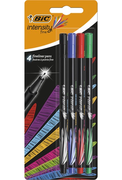 Bic Intensity Keçe Uçlu Kalem Blister 4'lü Bic Intensity Keçe Uçlu Kalem Blister 4'lü