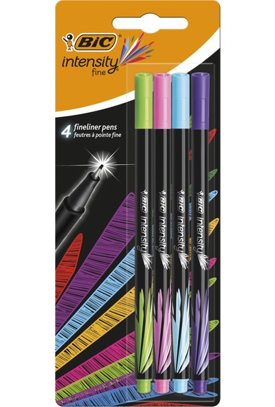 Bic Intensity Keçe Uçlu Kalem Blister 4'lü Bic Intensity Keçe Uçlu Kalem Blister 4'lü