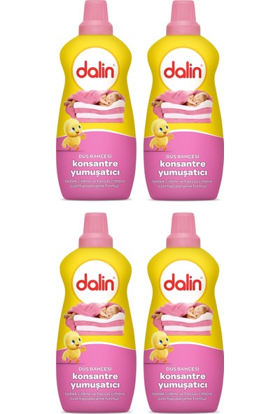 Dalin Konsantre Yumuşatıcı Düş Bahçesi 1200 ml x 4 Adet