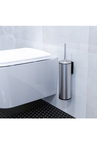 Primanova Cigo Paslanmaz Çelik Tuvalet Fırçası Duvara Monteli Inox Primanova Cigo Paslanmaz Çelik Tuvalet Fırçası Duvara Monteli Inox