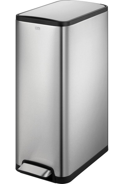 Primanova Ecoslim Paslanmaz Çelik Pedallı Çöp Kovası Inox 30 Lt