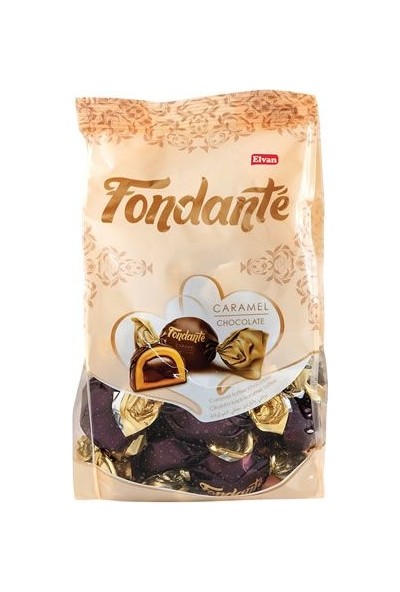 Elvan Fondante Çikolata Kaplı Karamel Toffee - 1000 kg Elvan Fondante Çikolata Kaplı Karamel Toffee - 1000 kg