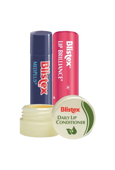 Blistex Medplus Stick + Işıltılı Lip Brilliance + Kuruyan Dudaklara Yoğun Nemlendirici Blistex Medplus Stick + Işıltılı Lip Brilliance + Kuruyan Dudaklara Yoğun Nemlendirici