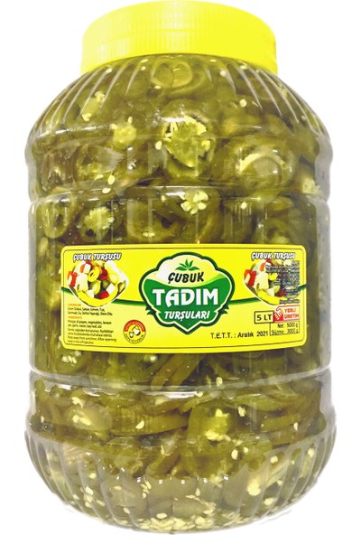 Çubuk Tadım Turşuları Jalapeno Turşusu 5000 ml Çubuk Tadım Turşuları Jalapeno Turşusu 5000 ml