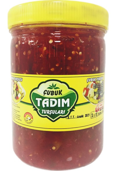 Çubuk Tadım Turşuları Çubuk Acılı Ezme Turşusu 1 kg Çubuk Tadım Turşuları Çubuk Acılı Ezme Turşusu 1 kg
