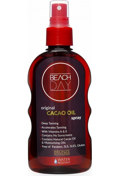 Beach Day Kakao Yağ 150ML Spray Beach Day Kakao Yağ 150ML Spray