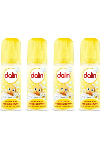 Dalin Bebek Kolonyası Bıcı Bıcı Kokusu 150 ml x 4 Adet Dalin Bebek Kolonyası Bıcı Bıcı Kokusu 150 ml x 4 Adet