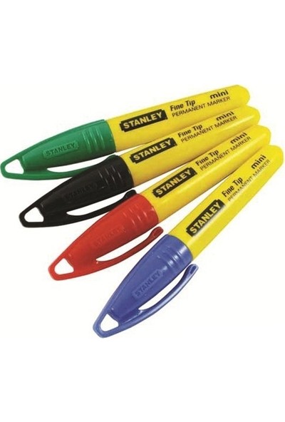 Stanley 1-47-329 Işaretleme Kalemi Mini Renkli Set Stanley 1-47-329 Işaretleme Kalemi Mini Renkli Set