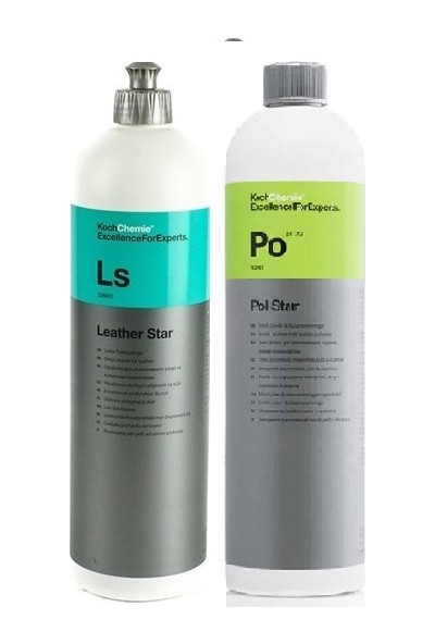 Koch Chemie Pol Star Leather Star Deri Tem. ve Deri Koruma Seti 1 Lt Koch Chemie Pol Star Leather Star Deri Tem. ve Deri Koruma Seti 1 Lt