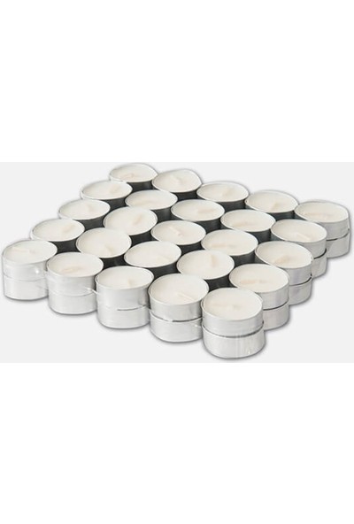 Onas 50'li Kokusuz Tealight Beyaz Mum Onas 50'li Kokusuz Tealight Beyaz Mum