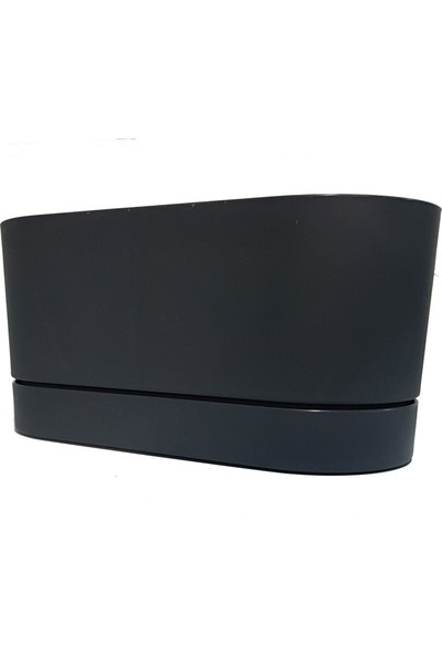 Poliwork Begonya Tabaklı Balkon Saksısı 30 cm 5,5 lt