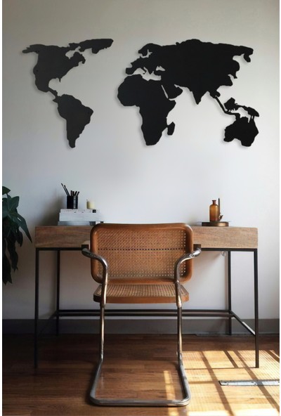 Soft Art Home Dünya Haritası Metal Tablo Soft Art Home Dünya Haritası Metal Tablo
