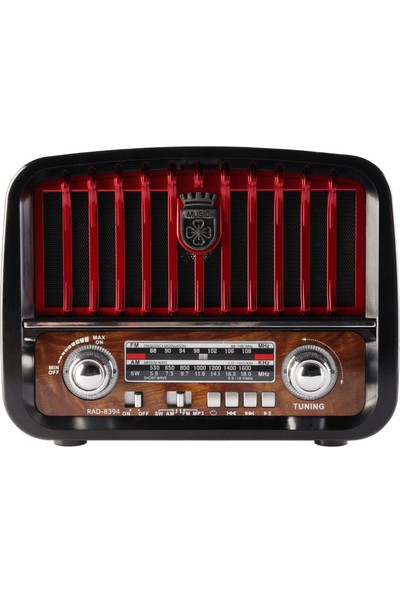 MF Product Acoustic 0187 Retro Fenerli Kablosuz Radyolu Bluetooth Hoparlör Siyah MF Product Acoustic 0187 Retro Fenerli Kablosuz Radyolu Bluetooth Hoparlör Siyah