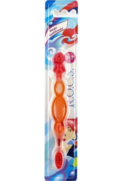 Rocs Kids Çocuk Diş Fırçası - Kırmızı