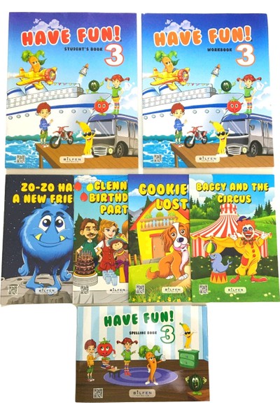 Bilfen Yayınları İlkokul 3. Sınıf İngilizce Seti Have Fun
