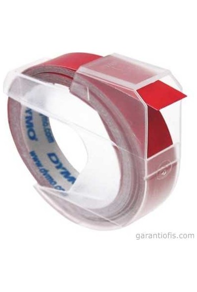Dymo Kabartma Şerit 9mmx3m Kırmızı S0898150 Dymo Kabartma Şerit 9mmx3m Kırmızı S0898150