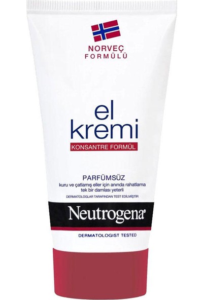 Neutrogena Norveç Formülü El Kremi Parfümsüz 75ML