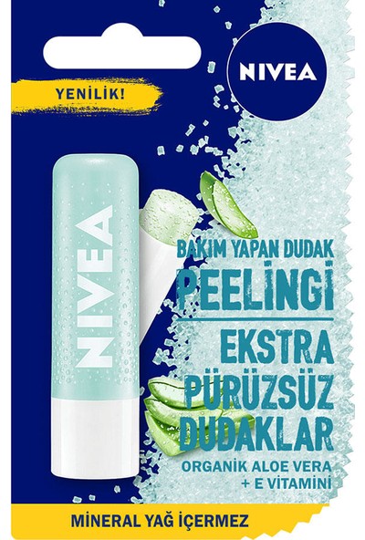 Nivea Bakım Yapan Dudak Peelingi - Aleo Vera 4.8g