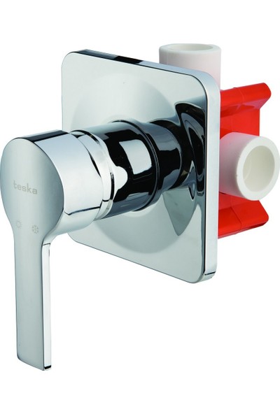 Teska Ankastre Kare Duş Bataryası