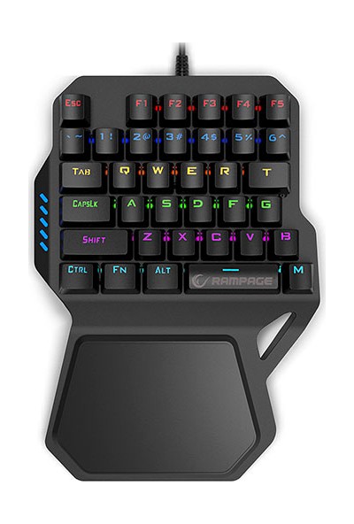 Rampage KB-R77 USB Rainbow Backlight Outemu Blue Switch Mekanik 36 Tuşlu Mini Gaming Oyuncu Klavyesi Rampage KB-R77 USB Rainbow Backlight Outemu Blue Switch Mekanik 36 Tuşlu Mini Gaming Oyuncu Klavyesi