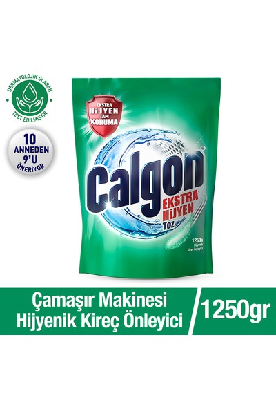 Calgon Ekstra Hijyen Çamaşır Makinesi Kireç Önleyici 1250 gr Calgon Ekstra Hijyen Çamaşır Makinesi Kireç Önleyici 1250 gr