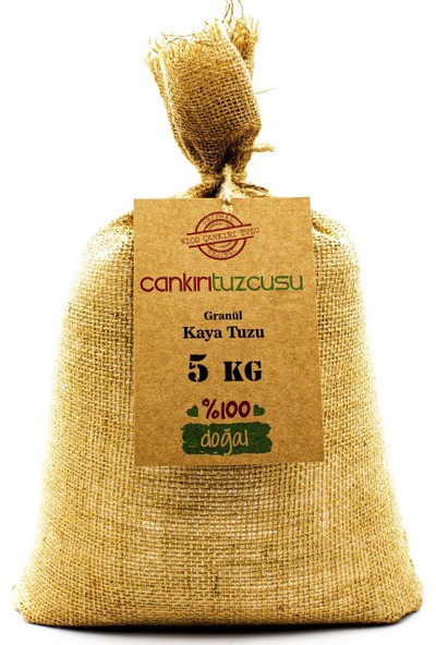 Çankırı Tuzcusu 5 kg Granül Kristal Kaya Tuzu Çankırı Tuzcusu 5 kg Granül Kristal Kaya Tuzu
