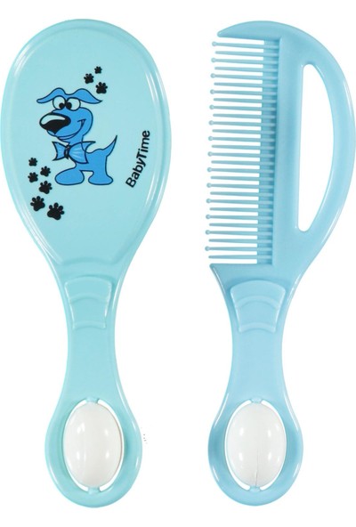 Baby Time BT189 Tarak Fırça Seti - Mavi Baby Time BT189 Tarak Fırça Seti - Mavi