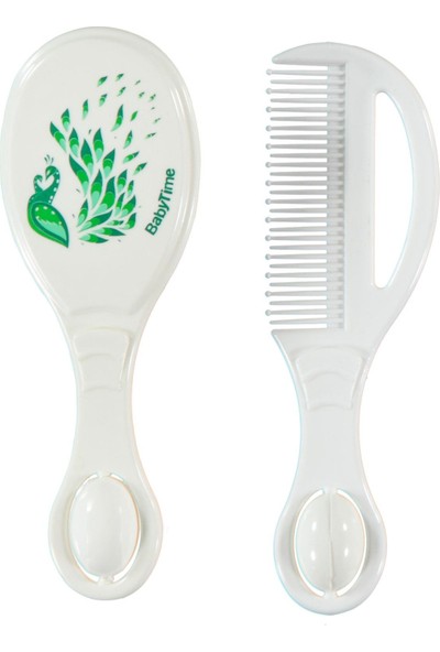 Baby Time BT189 Tarak Fırça Seti - Beyaz Baby Time BT189 Tarak Fırça Seti - Beyaz
