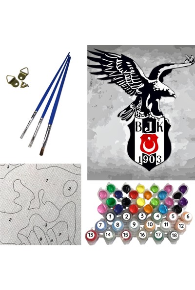 Tale Hobby Sayılarla Boyama Hobi Seti Numaralı Kendin Boya Tablo Seti 40 x 50 cm Tale Hobby Sayılarla Boyama Hobi Seti Numaralı Kendin Boya Tablo Seti 40 x 50 cm