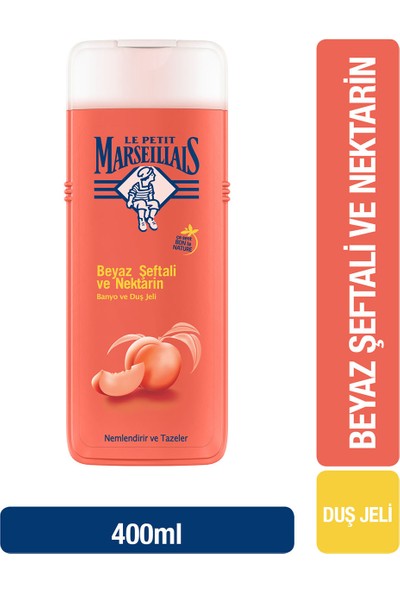 Le Petit Marseillais Duş Jeli Şeftali ve Nektarin 400 ml Le Petit Marseillais Duş Jeli Şeftali ve Nektarin 400 ml