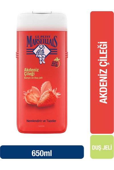 Le Petit Marseillais Duş Jeli Akdeniz Çileği 650 ml