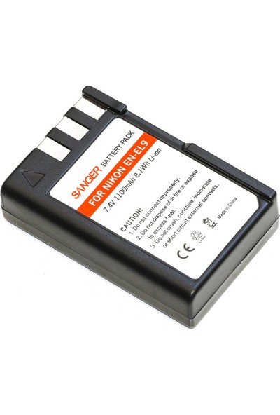 Sanger En-El9 Nikon Fotoğraf Makinesi Batarya Sanger En-El9 Nikon Fotoğraf Makinesi Batarya