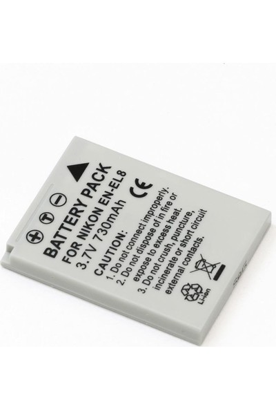 Sanger En-El8 Nikon Fotoğraf Makinesi Batarya Sanger En-El8 Nikon Fotoğraf Makinesi Batarya