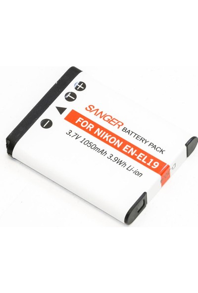 Sanger EN-EL19 Nikon Fotoğraf Makinesi Batarya Sanger EN-EL19 Nikon Fotoğraf Makinesi Batarya