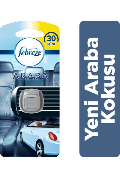 Febreze Hava Ferahlatıcı 2 ml Yeni Araba Kokusu Febreze Hava Ferahlatıcı 2 ml Yeni Araba Kokusu