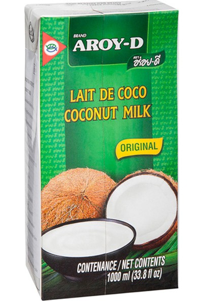 Aroy D Hindistan Cevizi Sütü (Uht) 1000 Ml.