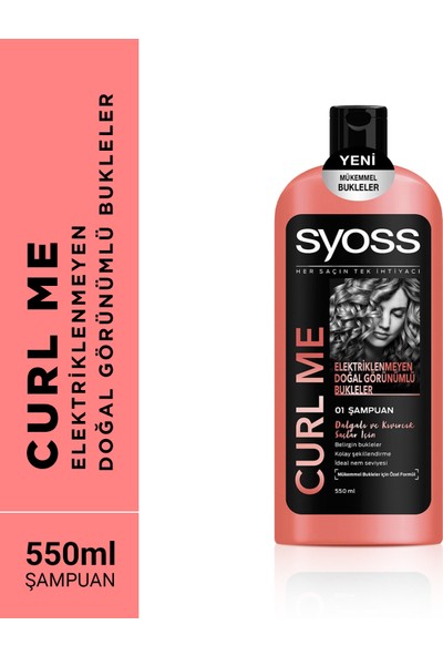 Syoss Curl Me Şampuan 550 ml