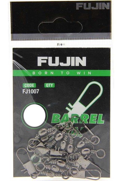 Fujin Barrel Snap Black Nikel Klipsli Fırdöndü Fujin Barrel Snap Black Nikel Klipsli Fırdöndü