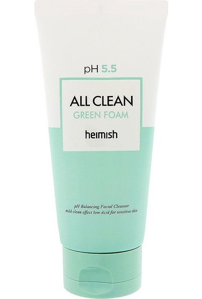 Heimish All Clean Green Foam Mini - Ph 5,5 Değerinde Hassas Ciltlere Için Temizleyici Mini Heimish All Clean Green Foam Mini - Ph 5,5 Değerinde Hassas Ciltlere Için Temizleyici Mini