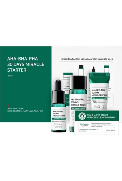 Some By Mi Aha.bha.pha 30 Days Miracle Starter Kit -  Özel Tanışma Seti Some By Mi Aha.bha.pha 30 Days Miracle Starter Kit -  Özel Tanışma Seti