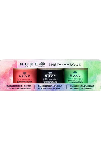 Nuxe Insta Masque Trio Set - Mini Cilt Bakım Maske Seti 3’lü Nuxe Insta Masque Trio Set - Mini Cilt Bakım Maske Seti 3’lü