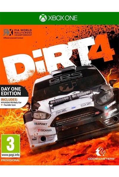 Dirt 4 Xbox One ve Xbox Series X|S