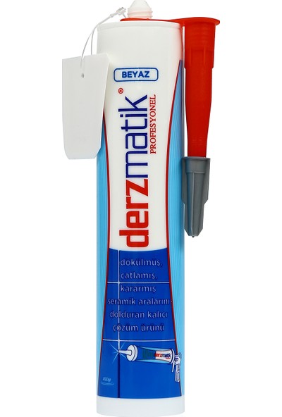 Derzmatik- Kullanıma Hazır Gaga Uç Tüp Beyaz Renk 360 Gr