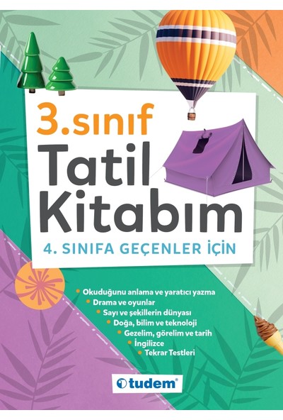 Tudem Yayınları 3.Sınıf Tatil Kitabım (4.Sınıfa Geçenler Için) Tudem Yayınları 3.Sınıf Tatil Kitabım (4.Sınıfa Geçenler Için)