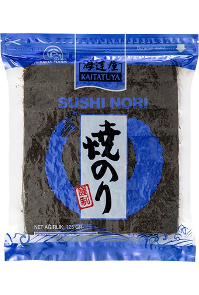 Kaitatuya Sushi Nori Blue Yaprak Yosun 50'li