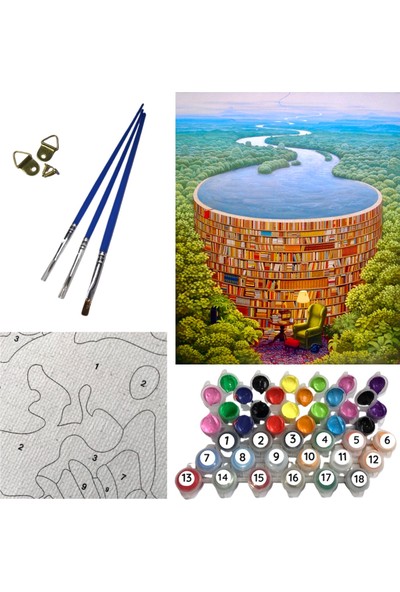 Tale Hobby Sayılarla Boyama Hobi Seti 40 x 50 cm