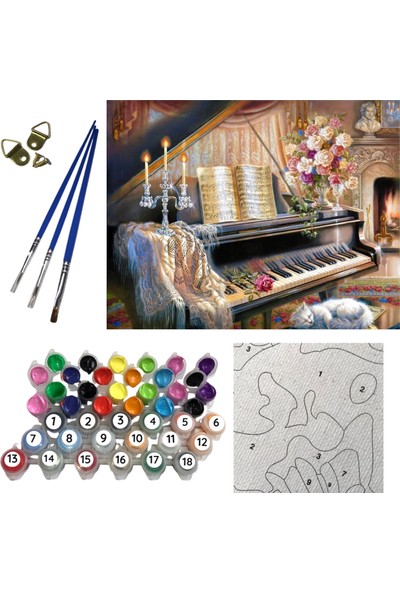 Tale Hobby Sayılarla Boyama Hobi Seti Numaralı Kendin Boya Tablo Seti 40 x 50 cm Tale Hobby Sayılarla Boyama Hobi Seti Numaralı Kendin Boya Tablo Seti 40 x 50 cm