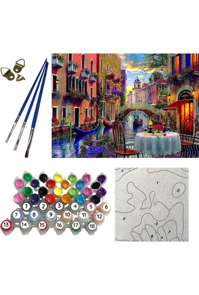 Tale Hobby Sayılarla Boyama Hobi Seti 40 x 50 cm