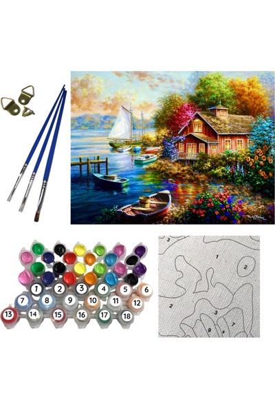 Tale Hobby Sayılarla Boyama Hobi Seti Numaralı Kendin Boya Tablo Seti 40 x 50 cm Tale Hobby Sayılarla Boyama Hobi Seti Numaralı Kendin Boya Tablo Seti 40 x 50 cm
